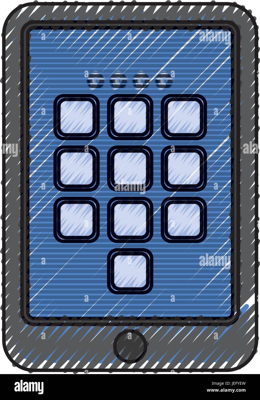 digital security tablet Stock Vector Image & Art - Alamy