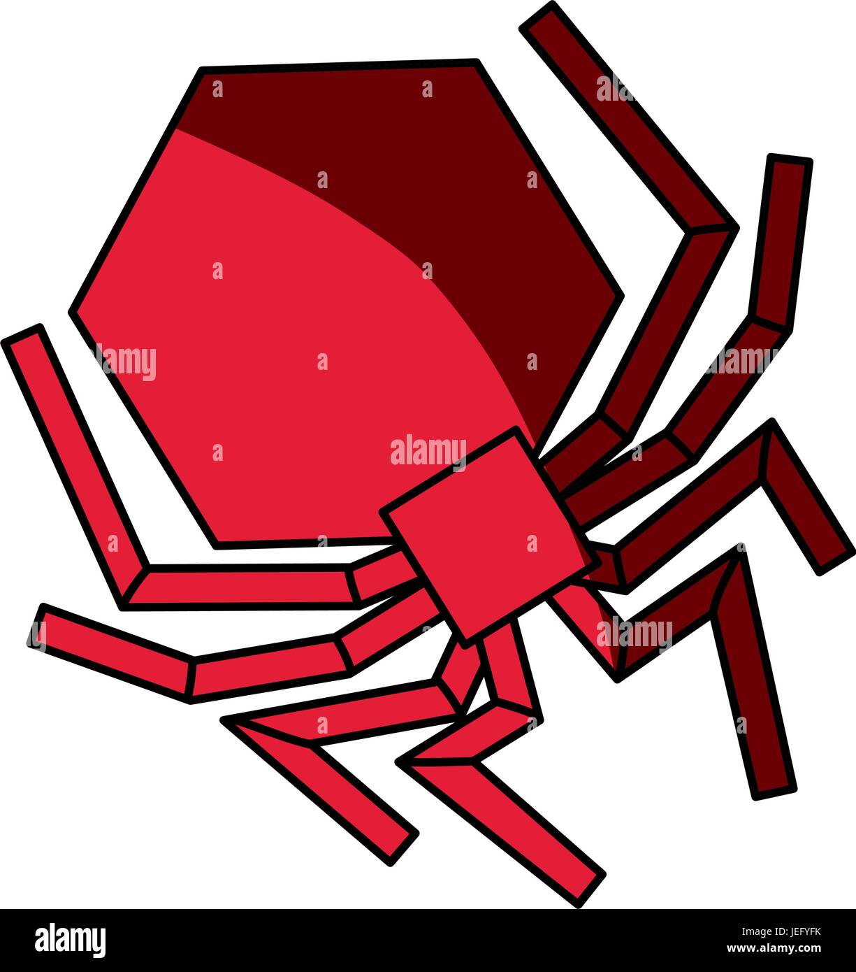 isolated hacker virus spider Stock Vector Image & Art - Alamy