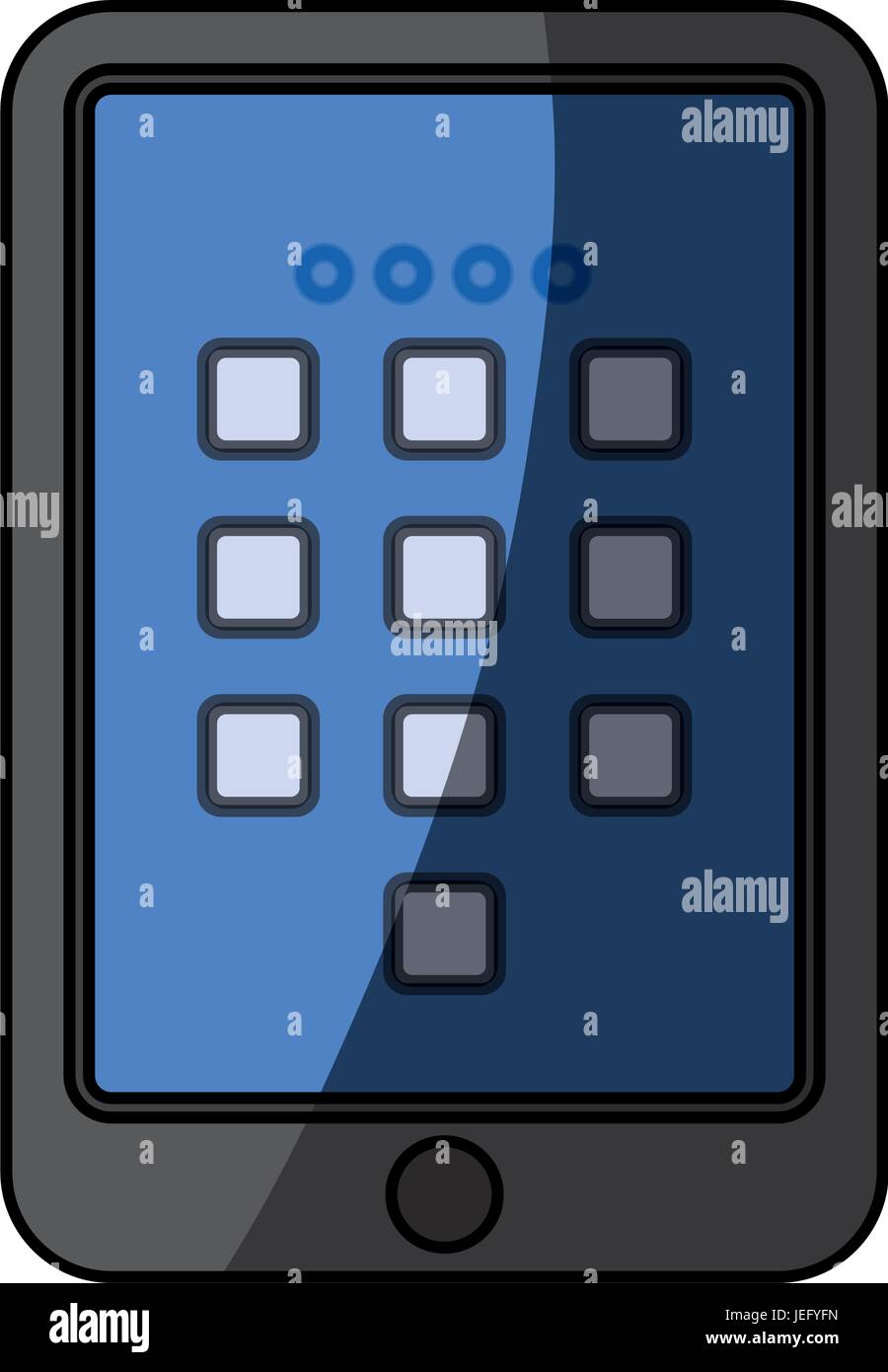 digital security tablet Stock Vector Image & Art - Alamy