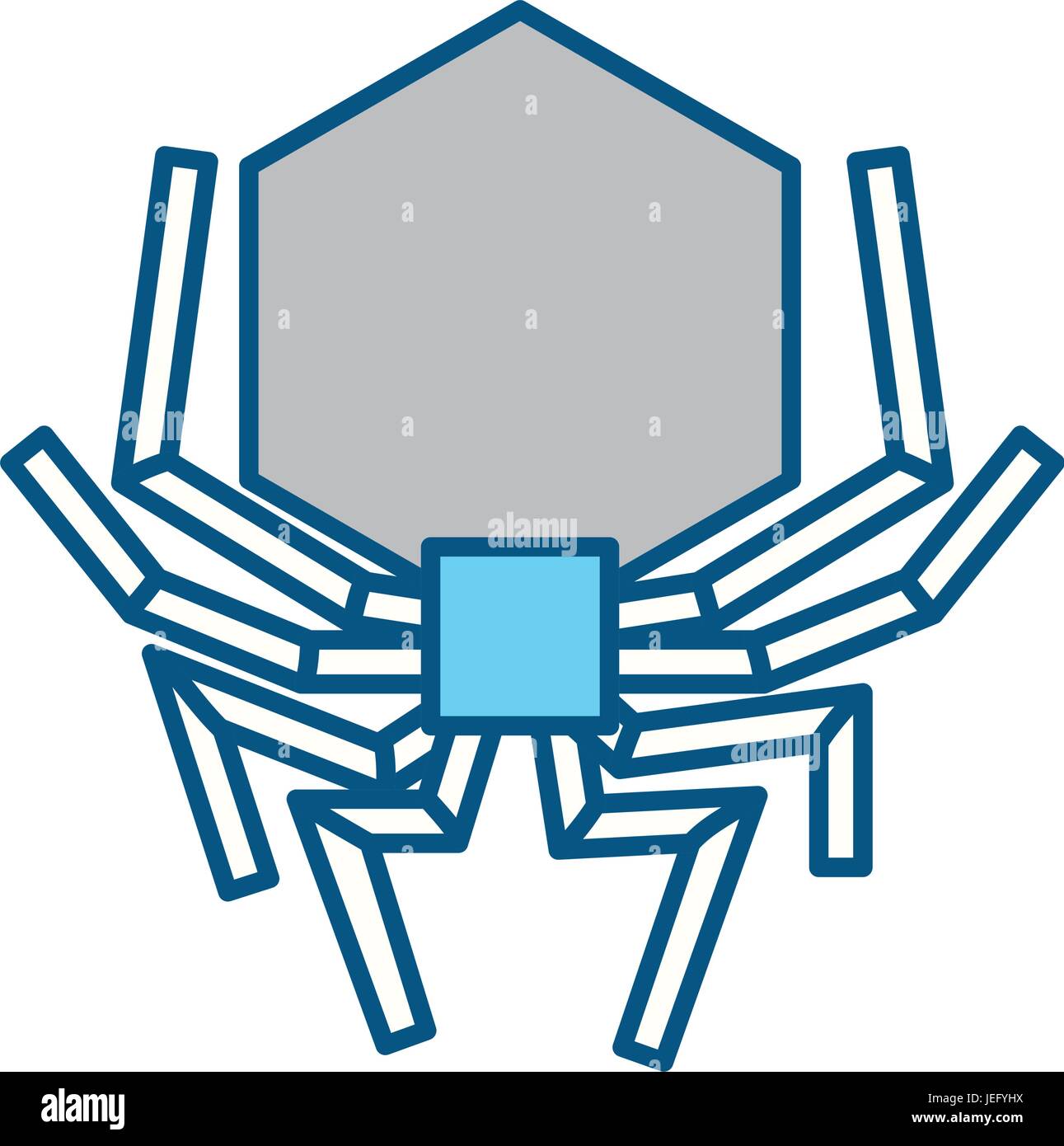 isolated hacker virus spider Stock Vector Image & Art - Alamy