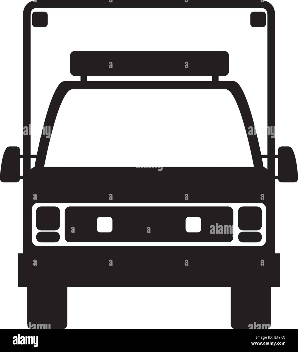 Ambulance flashing lights Stock Vector Images - Alamy