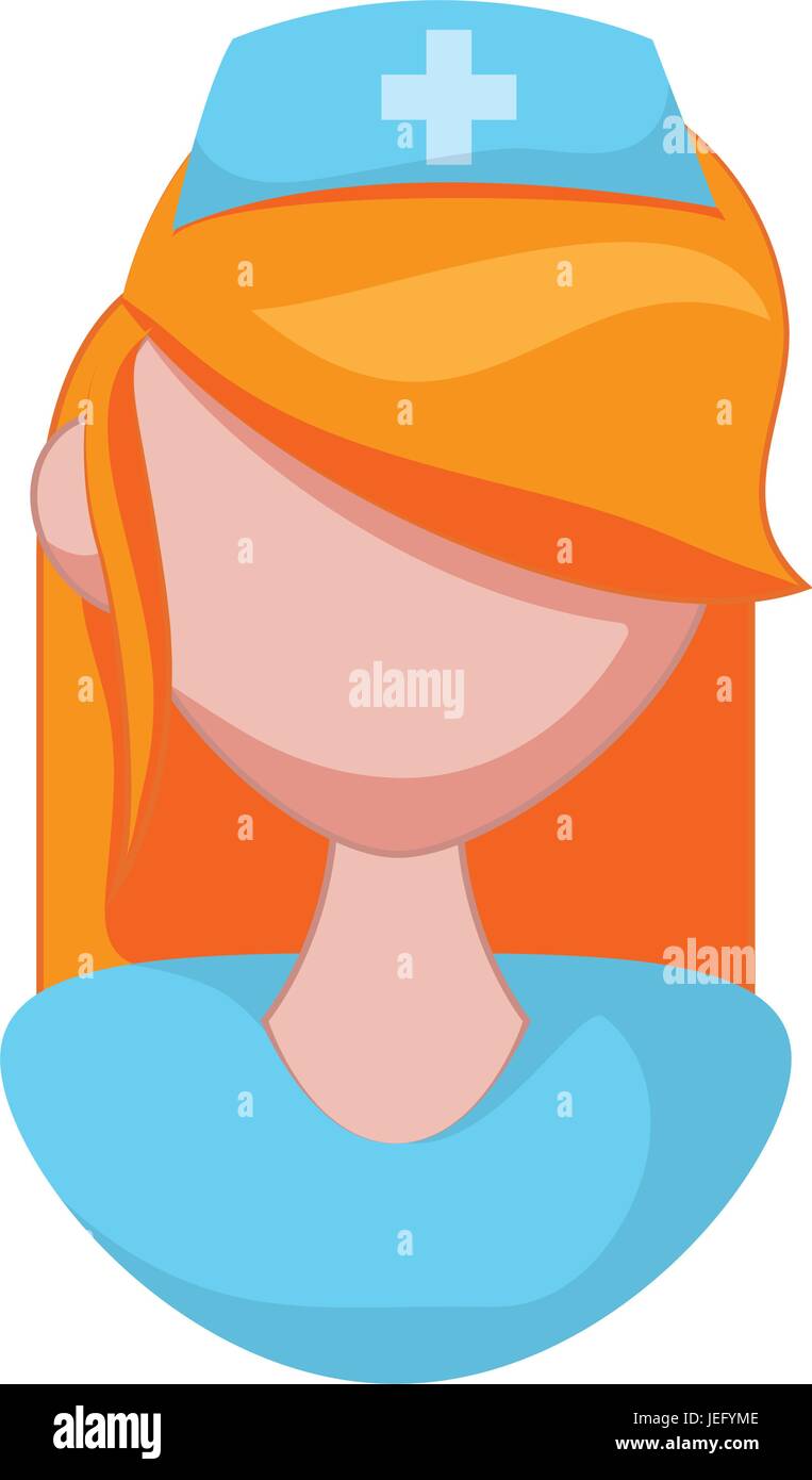isolated nurse face Stock Vector Image & Art - Alamy