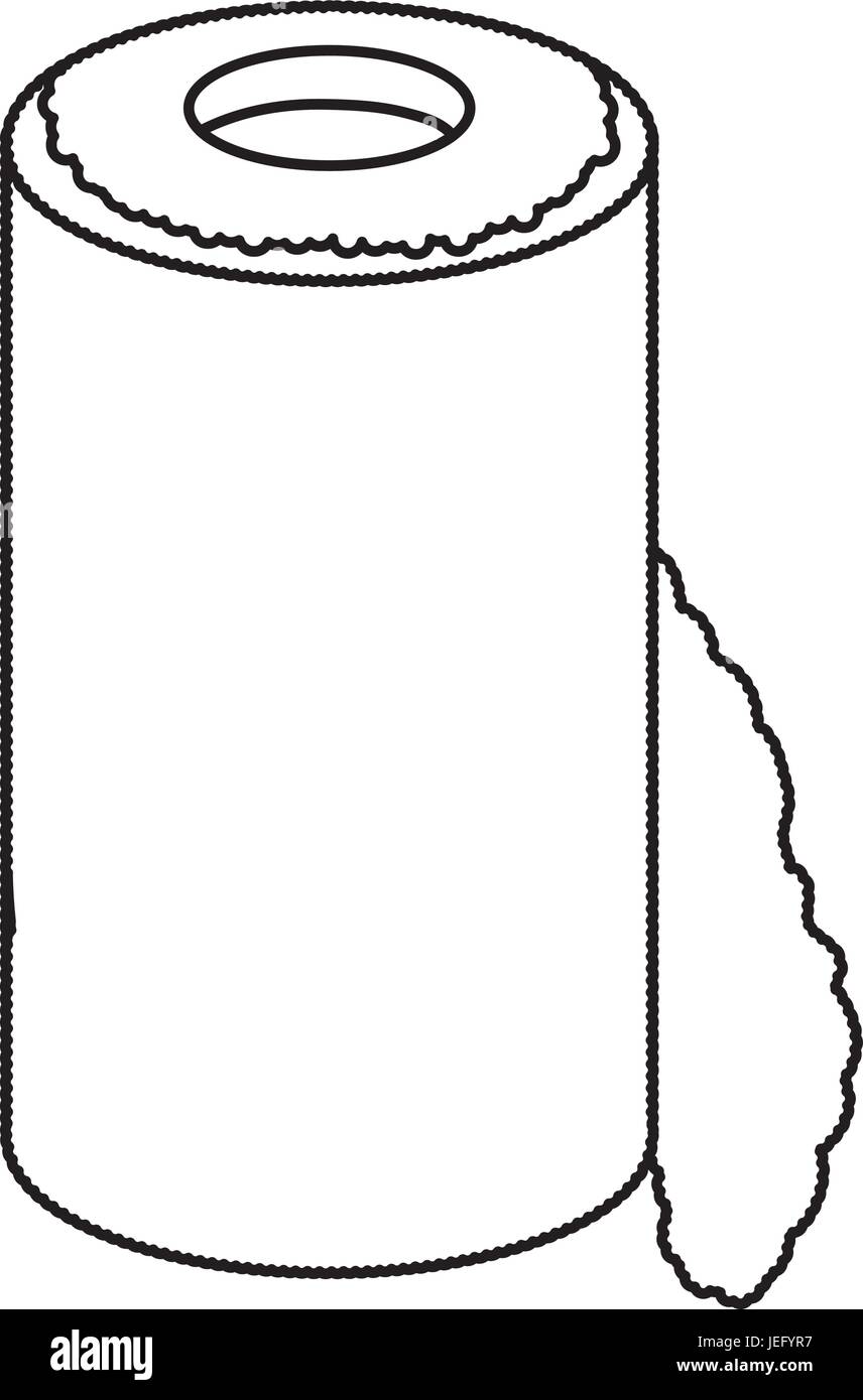 Toilet paper roll tube Black and White Stock Photos & Images - Alamy