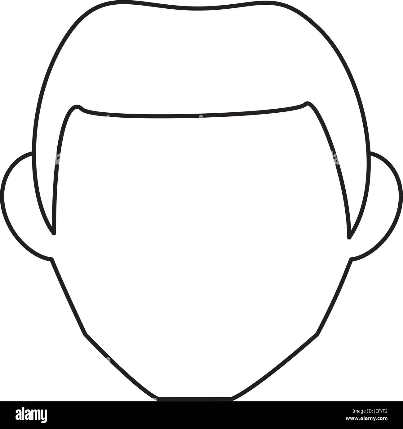 isolated man face Stock Vector Image & Art - Alamy