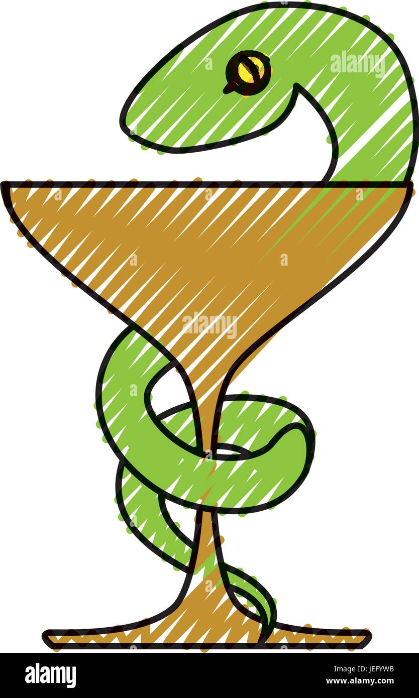 isolated caduceus snake emblem Stock Vector Image & Art - Alamy