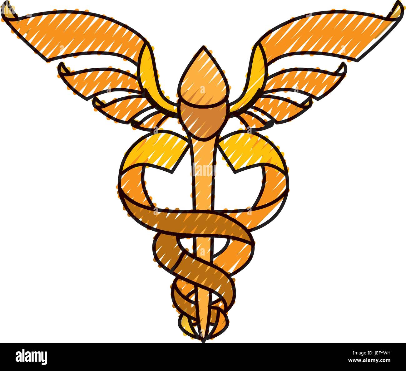 Caduceus Staff Of Hermes Stock Photos & Caduceus Staff Of Hermes Stock ...