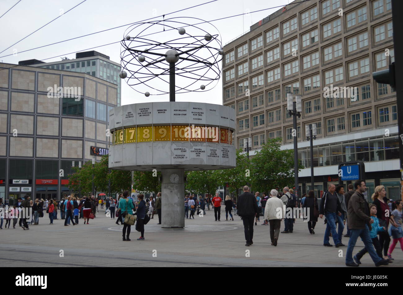 World time clock at alexanderplatz hi-res stock photography and images - Alamy