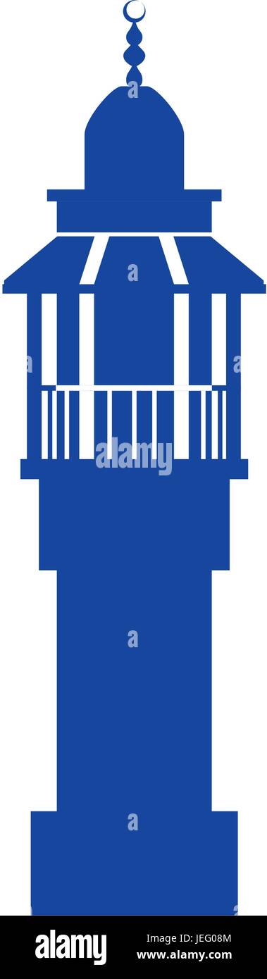 Lighthouse sunset beautiful sea Stock Vector Images - Alamy