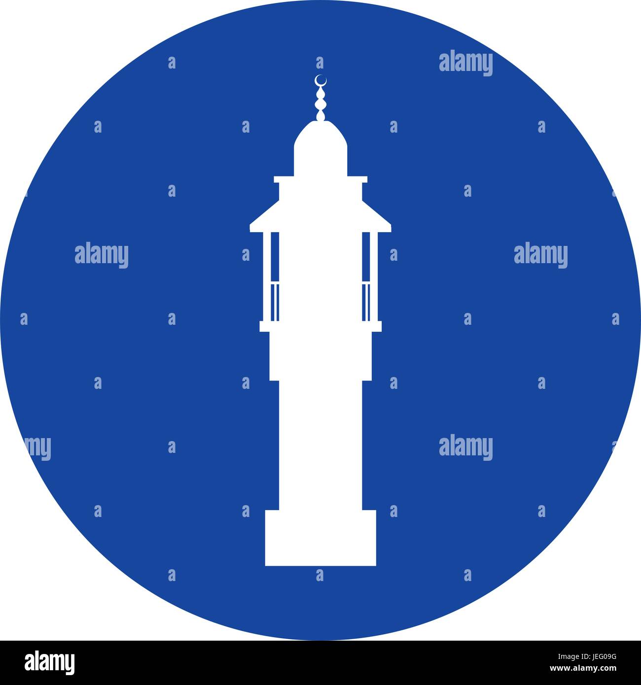 Lighthouse sunset beautiful sea Stock Vector Images - Alamy