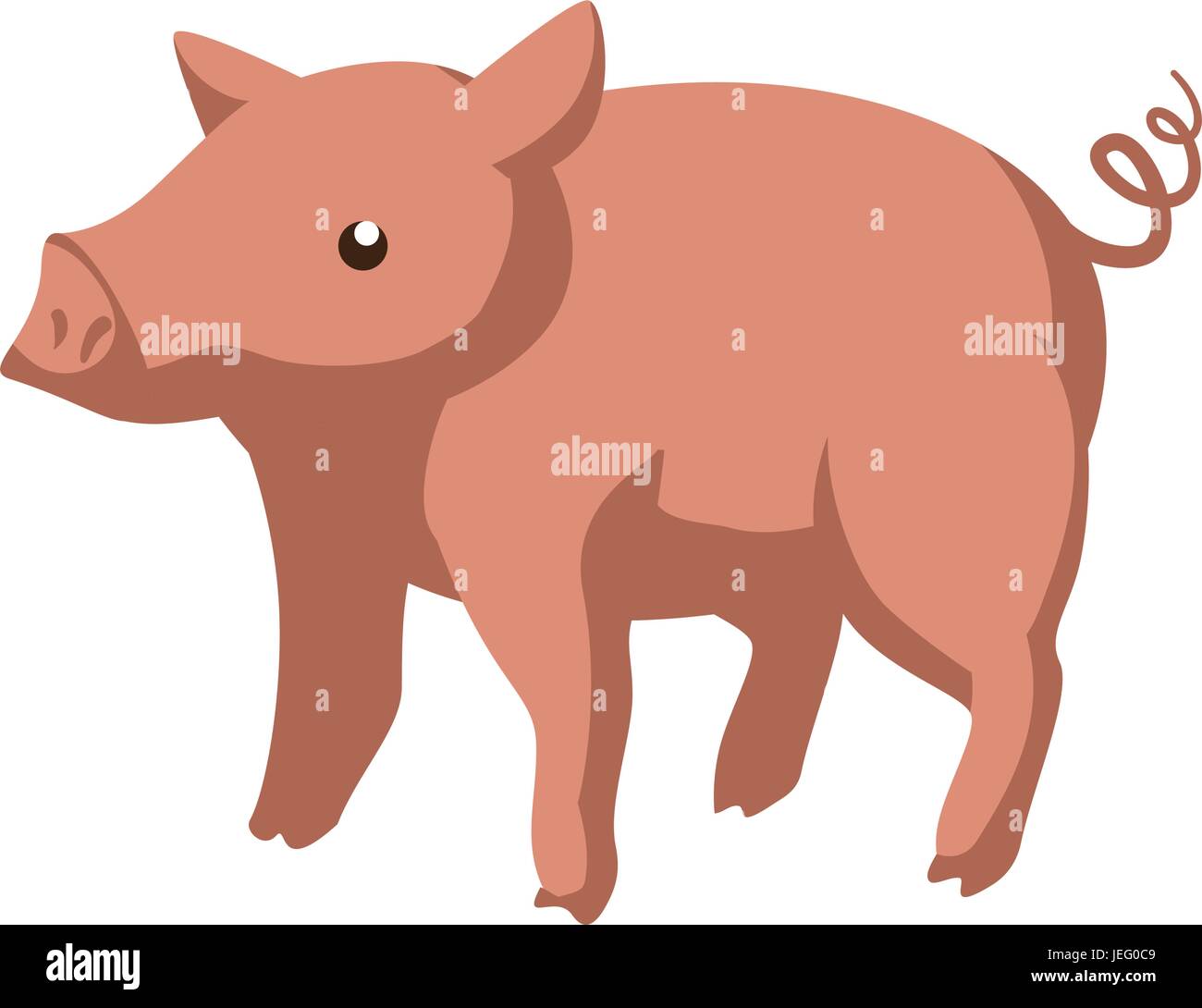 Pig farm animal Stock Vector Image & Art - Alamy