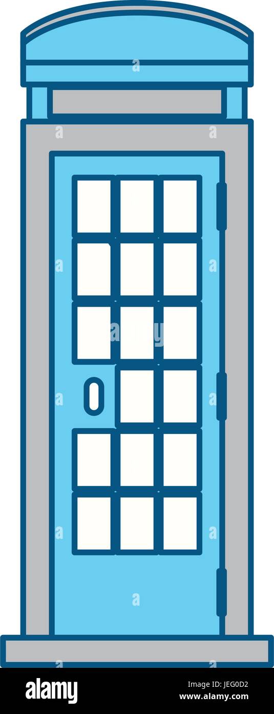 Telephone box isolated Stock Vector Image & Art - Alamy