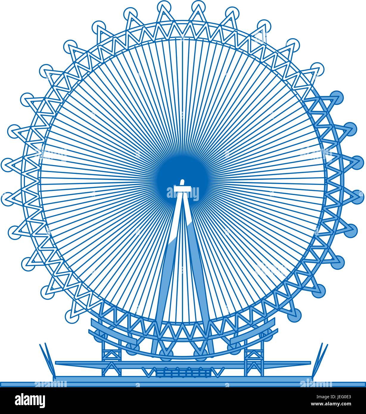 London eye Stock Vector Images - Alamy