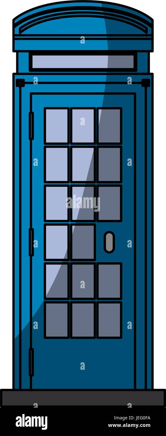 Telephone box isolated Stock Vector Image & Art - Alamy