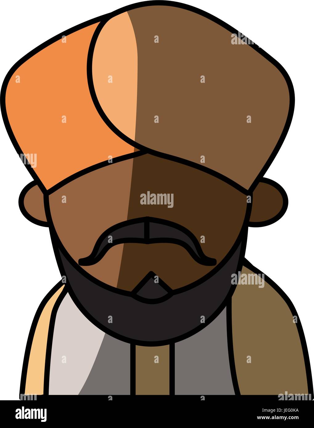 Indian ethic man cartoon Stock Vector Image & Art - Alamy