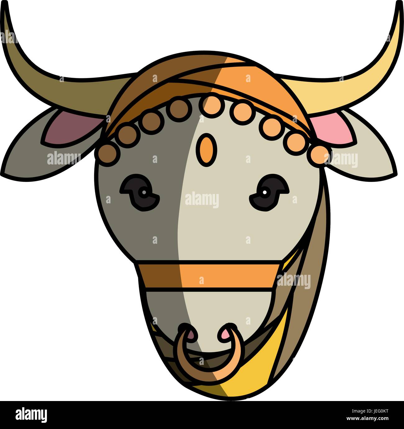 Rural indian livestock Stock Vector Images - Alamy