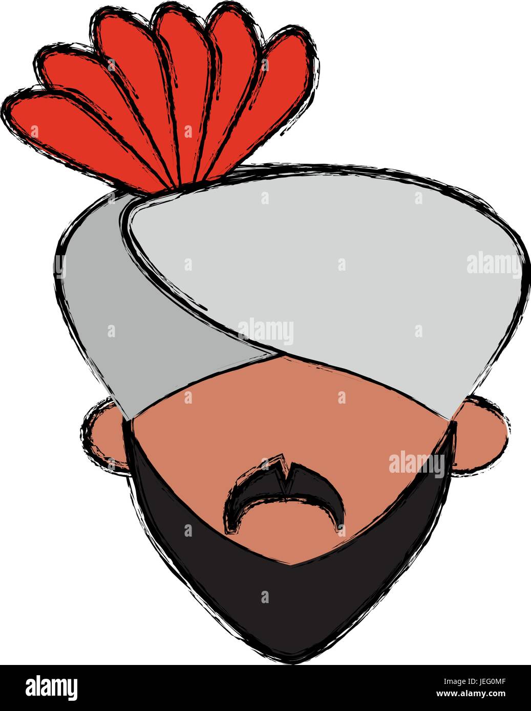 Indian ethic man cartoon Stock Vector Image & Art - Alamy