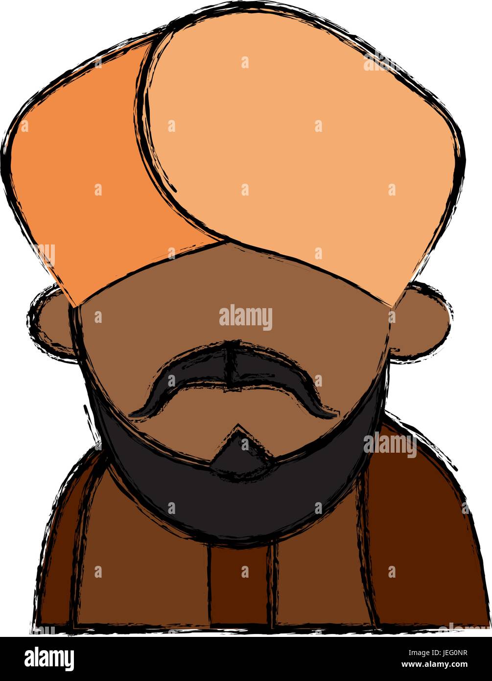 Indian ethic man cartoon Stock Vector Image & Art - Alamy