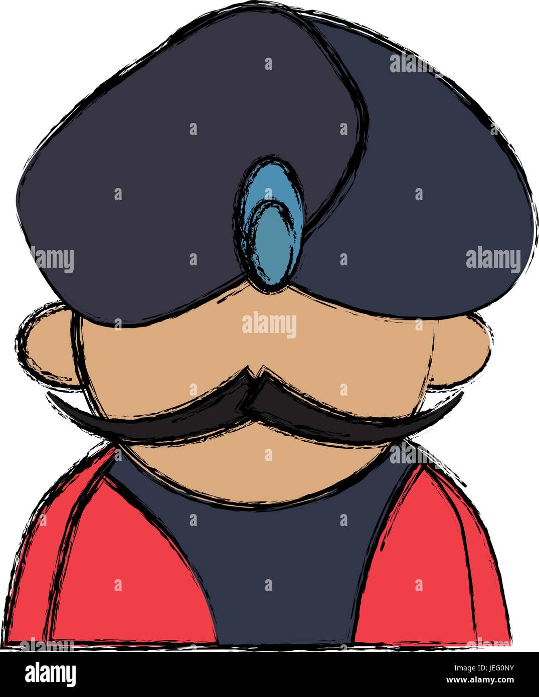 Indian ethic man cartoon Stock Vector Image & Art - Alamy