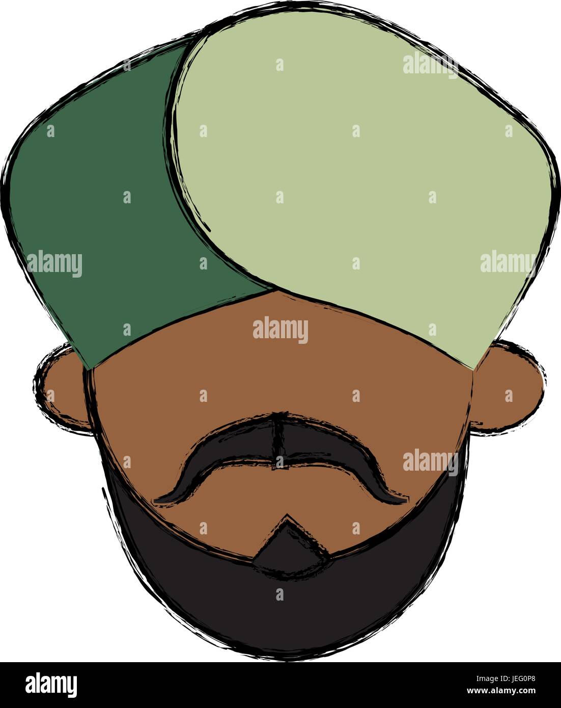 Indian ethic man cartoon Stock Vector Image & Art - Alamy
