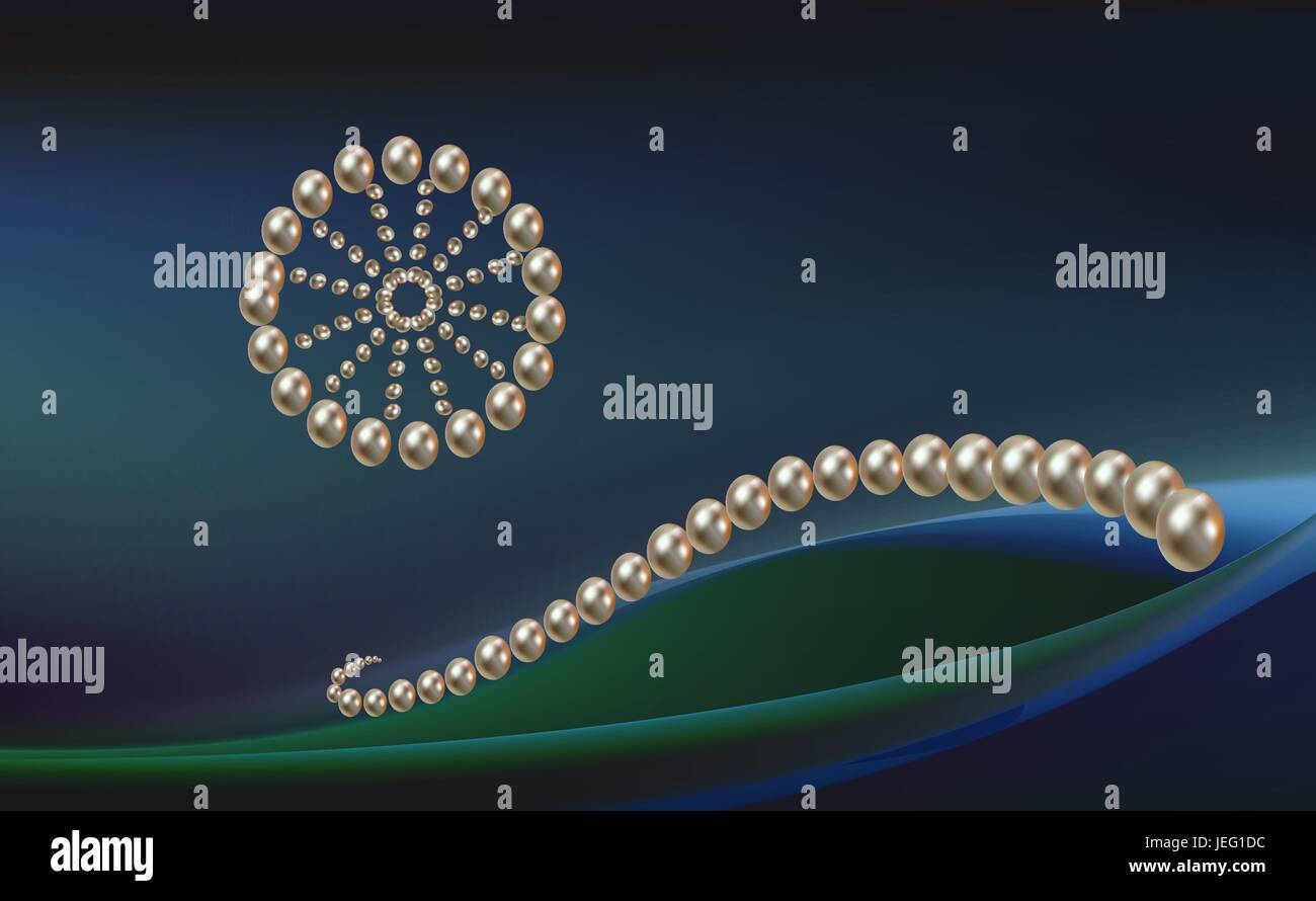 Pearls curtain Stock Vector Images - Alamy