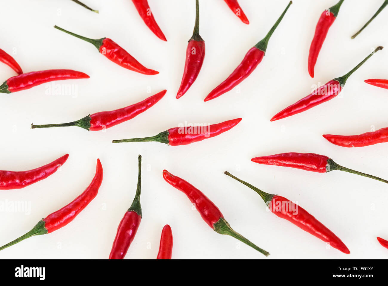 red hot chili peppers, popular spices concept - closeup isolated ...