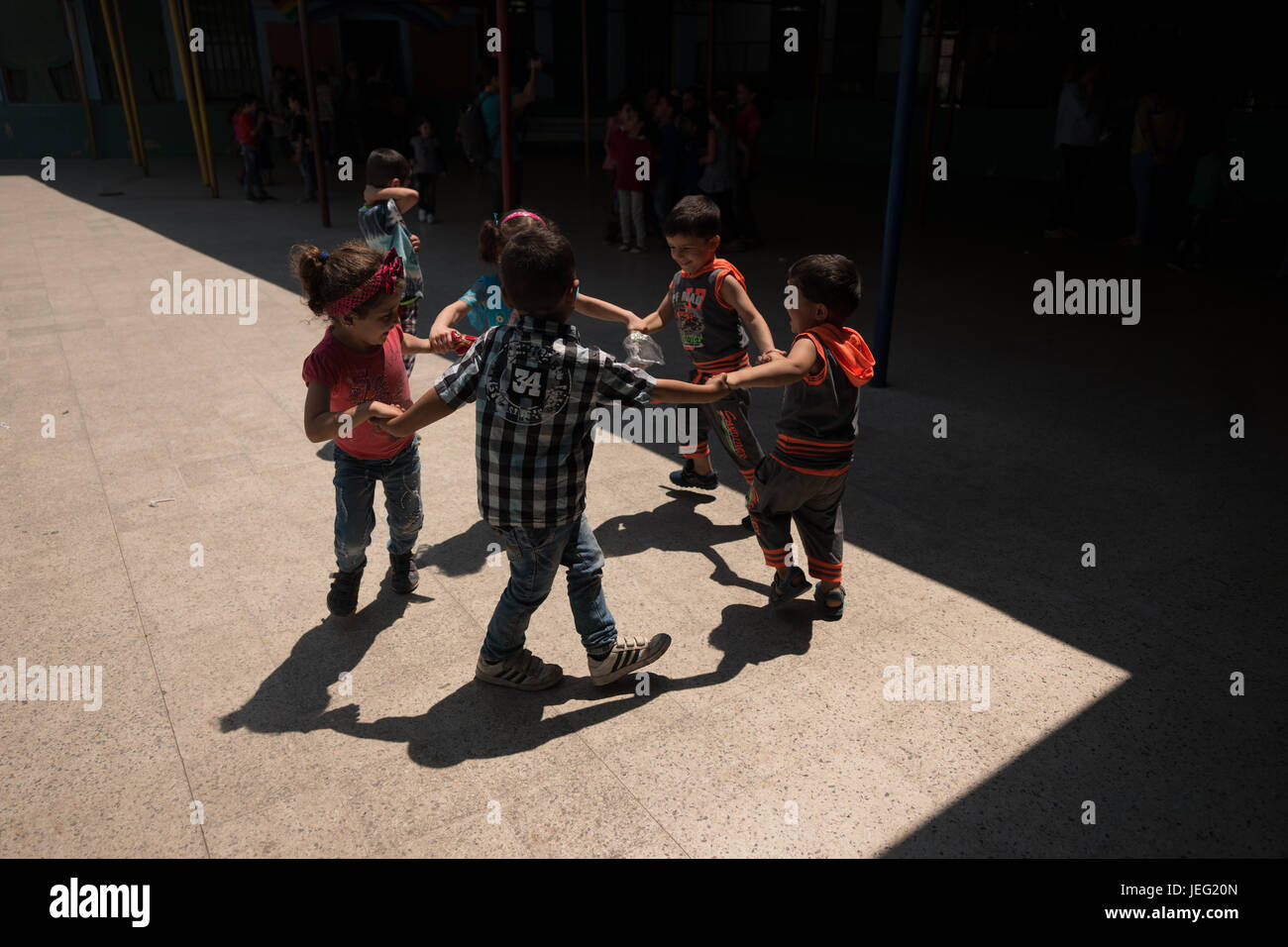 School in Tripoli for Syrian refugee children and interview with ...