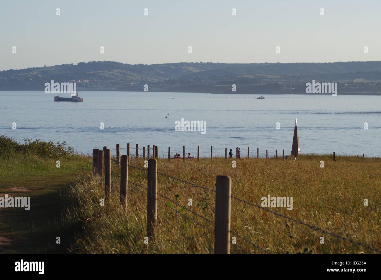 The Geoneedle at Orcombe Point, Marking the Start of the Jurassic Coast ...