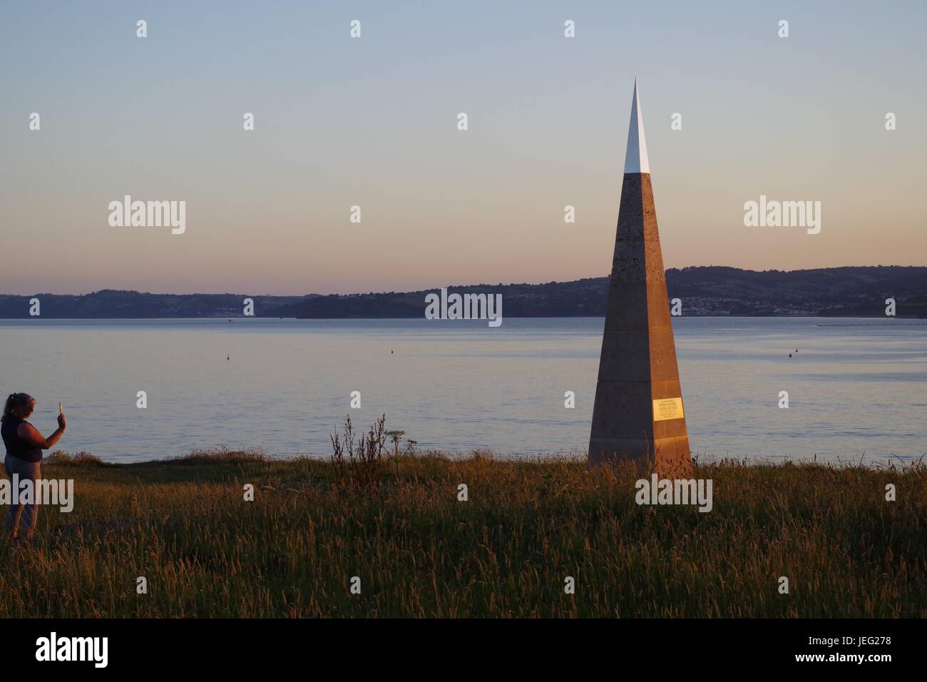 Geoneedle Orcombe Point, World Heritage Site, Jurassic Coast. Exmouth ...