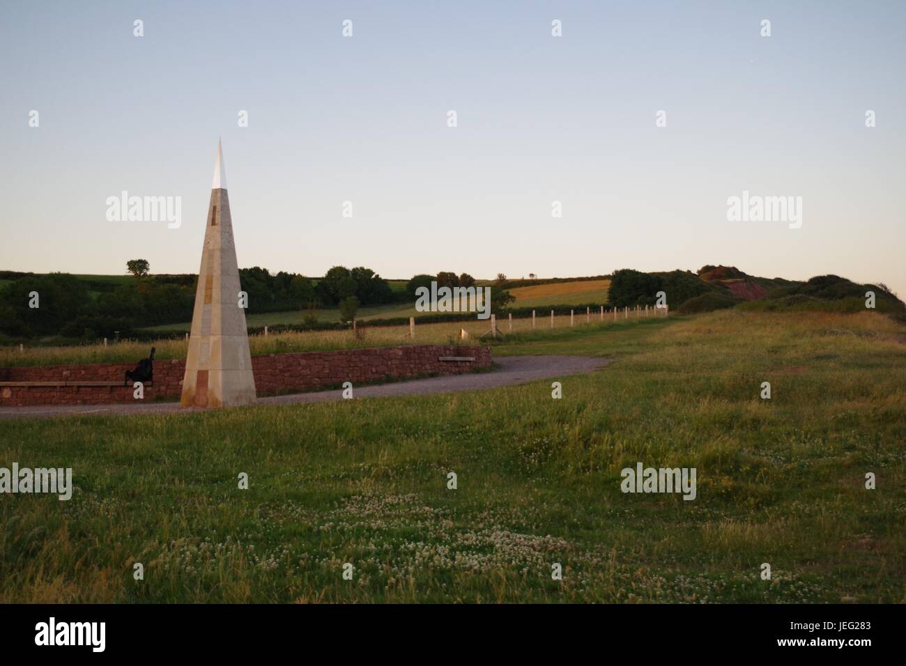 Geoneedle Orcombe Point, World Heritage Site, Jurassic Coast. Exmouth ...