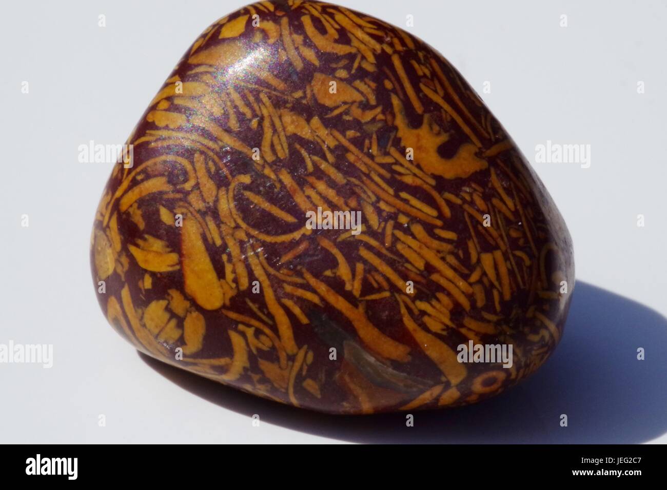 Miriam or Calligraphy Stone. Polished Gemstone Crystal, Geological ...