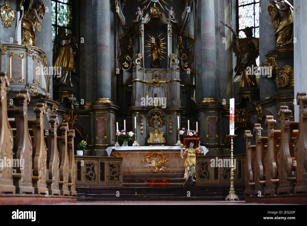 St stephen's church mainz germany hi-res stock photography and images ...