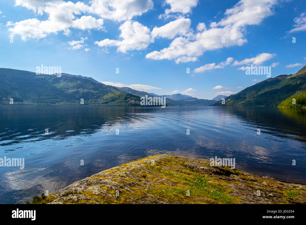Loch Lomond at rowardennan, Summer in Scotland, UK Stock Photo - Alamy