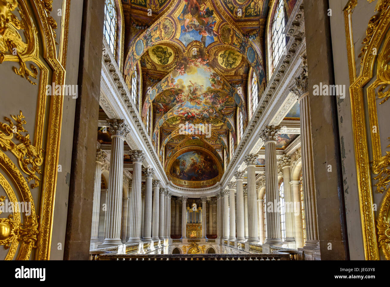 The chapel in the Palace of Versailles in France Stock Photo - Alamy