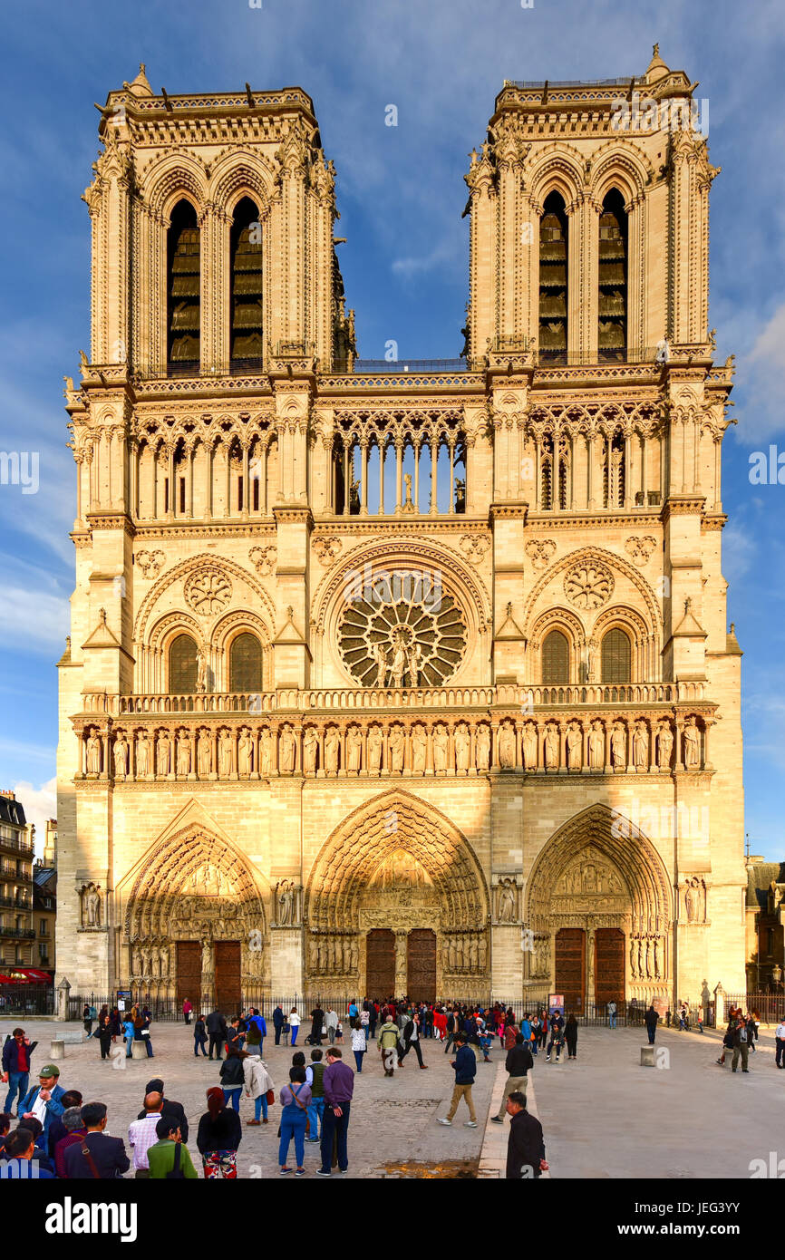 Paris, France - May 14, 2017: Notre-Dame de Paris ("Our Lady of Paris ...