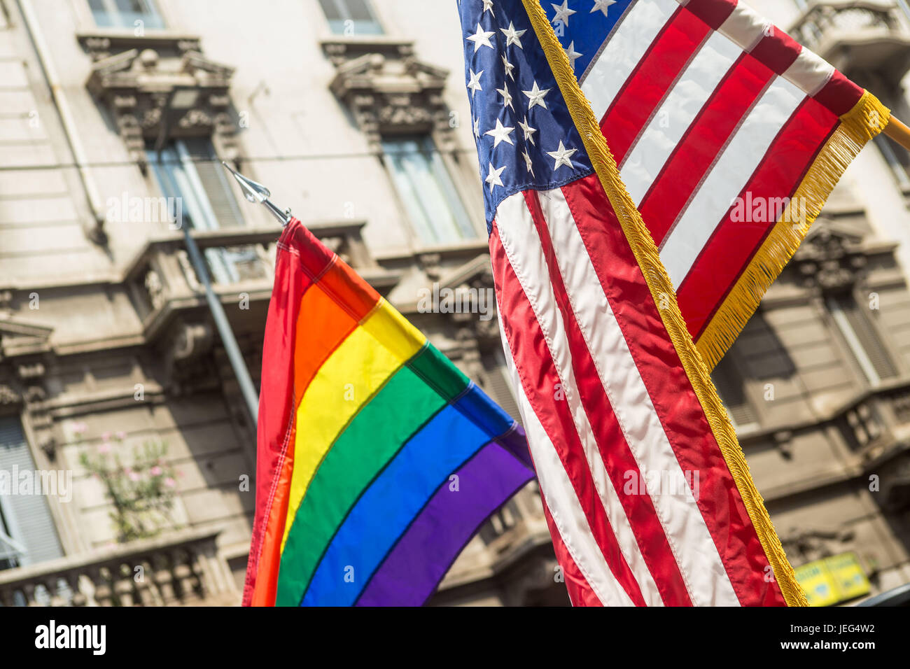 Gay pride milano hi-res stock photography and images - Alamy