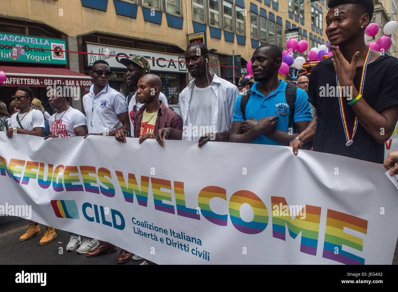 Gay pride milano hi-res stock photography and images - Alamy