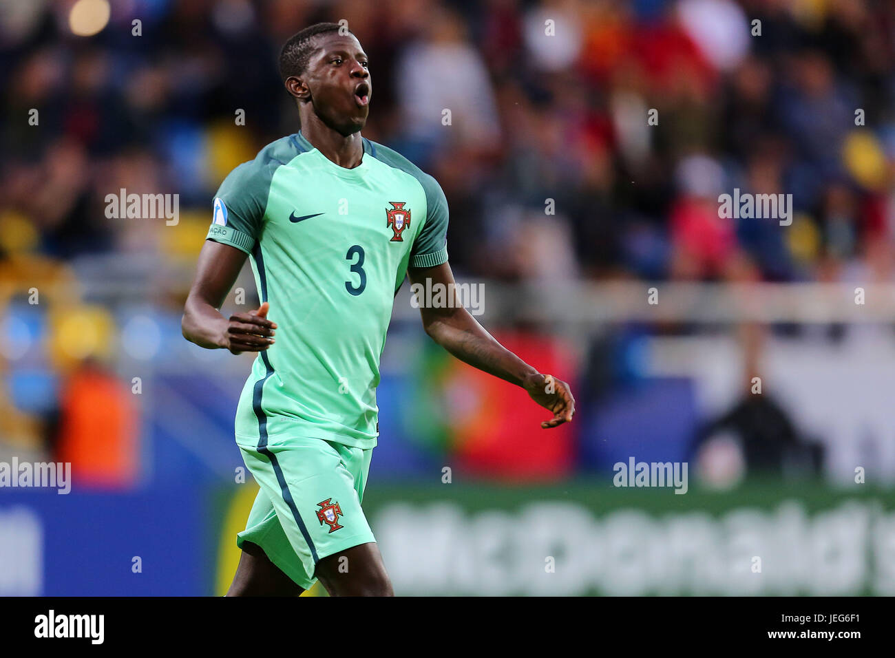 Edgar Le during the UEFA European Under-21 match between FYR Macedonia ...