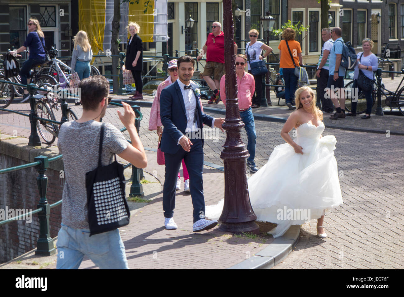 Wedding groom bride holland hi-res stock photography and images - Alamy