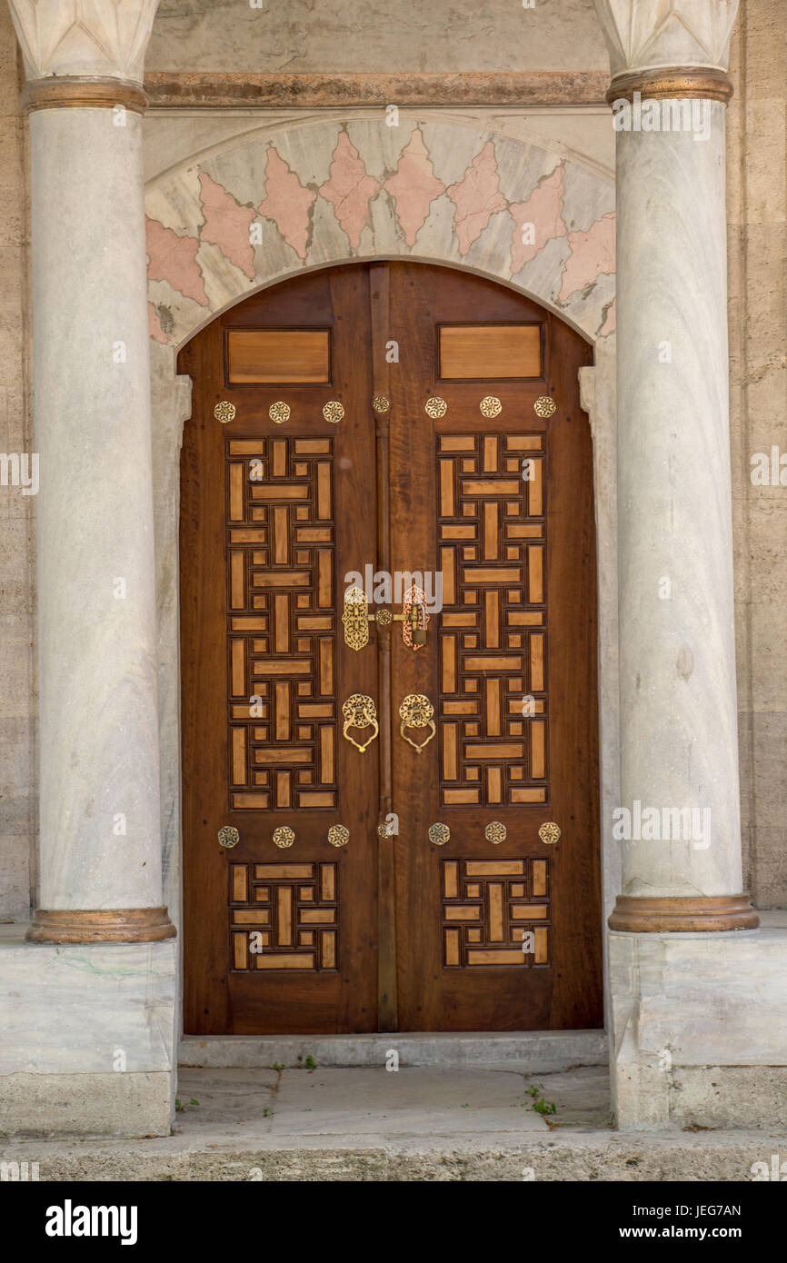 Example of Turkish Traditional door architecture Stock Photo - Alamy