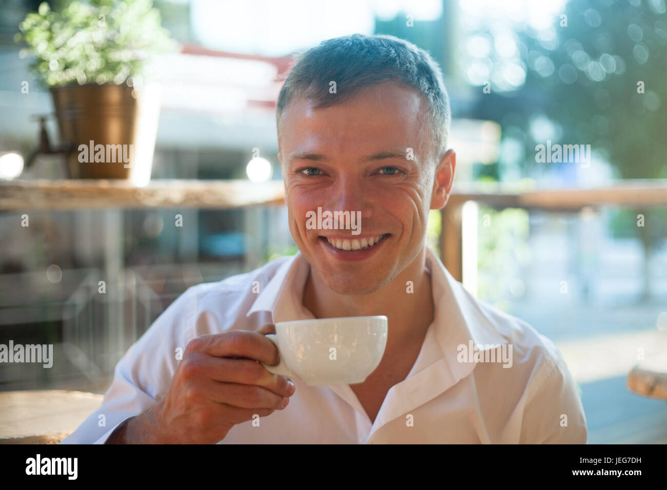 Portrait happy business man enjoy hi-res stock photography and images ...