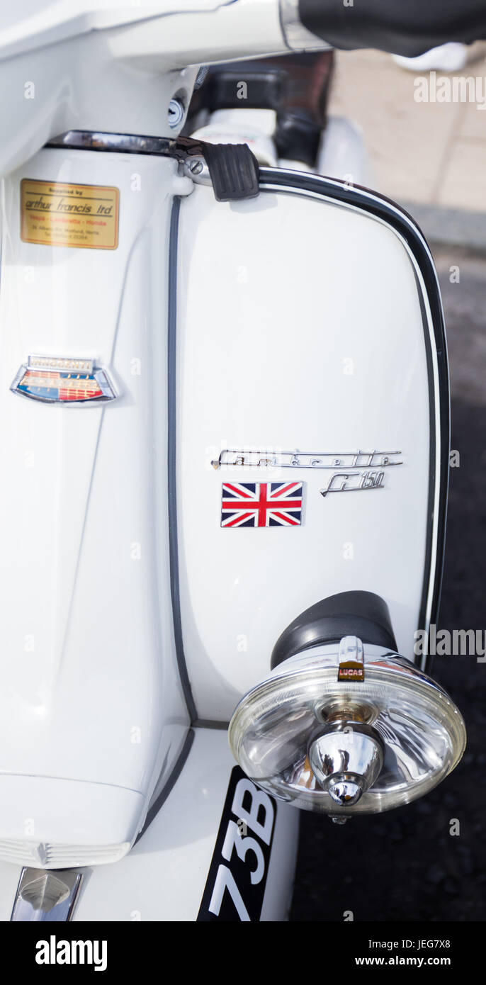 Mods lambretta scooter hi-res stock photography and images - Alamy