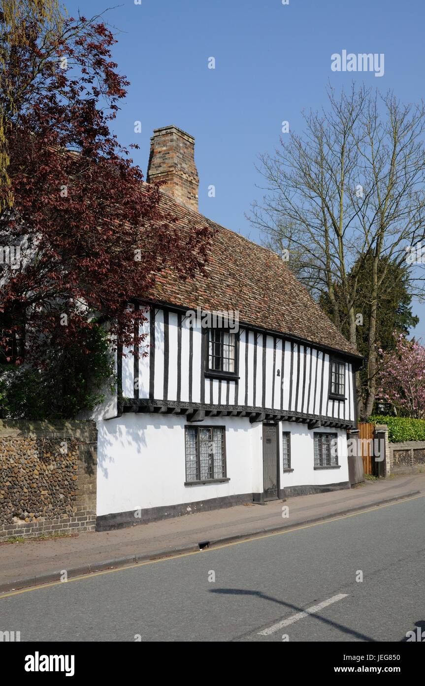 Oak Cottage, High Street, Great Shelford, Cambridgeshire, dates to the ...