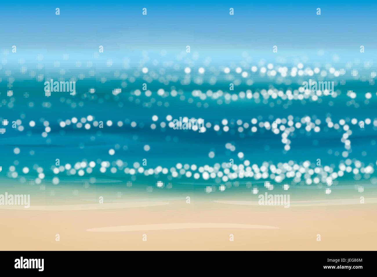 Sea blue sky view Stock Vector Images - Alamy