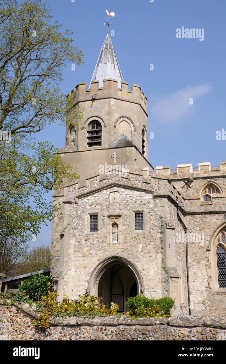 St Mary the Virgin, Great Shelford, Cambridgeshire, early 15th century ...