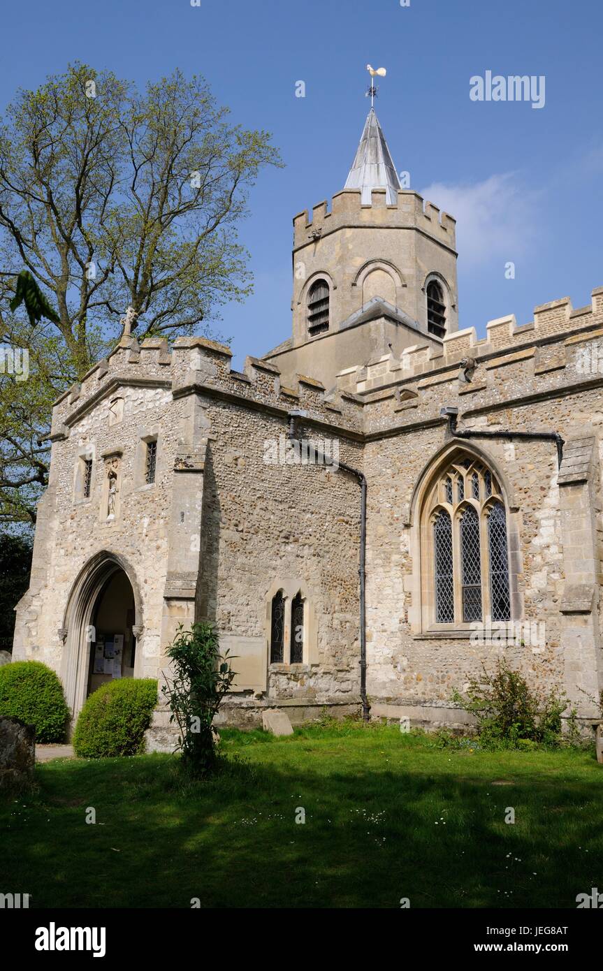 St Mary the Virgin, Great Shelford, Cambridgeshire, early 15th century ...