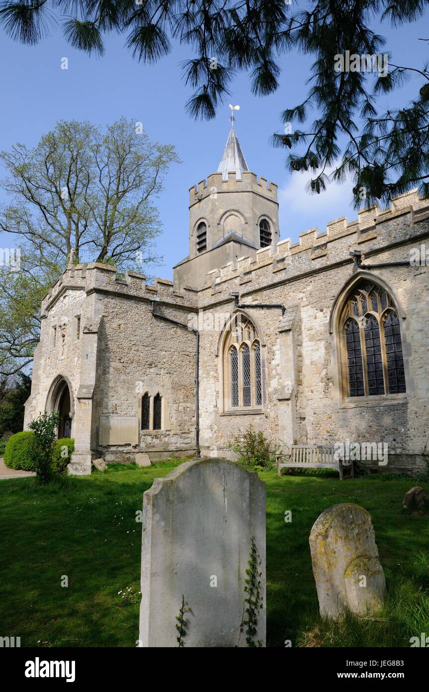 St Mary the Virgin, Great Shelford, Cambridgeshire, early 15th century ...