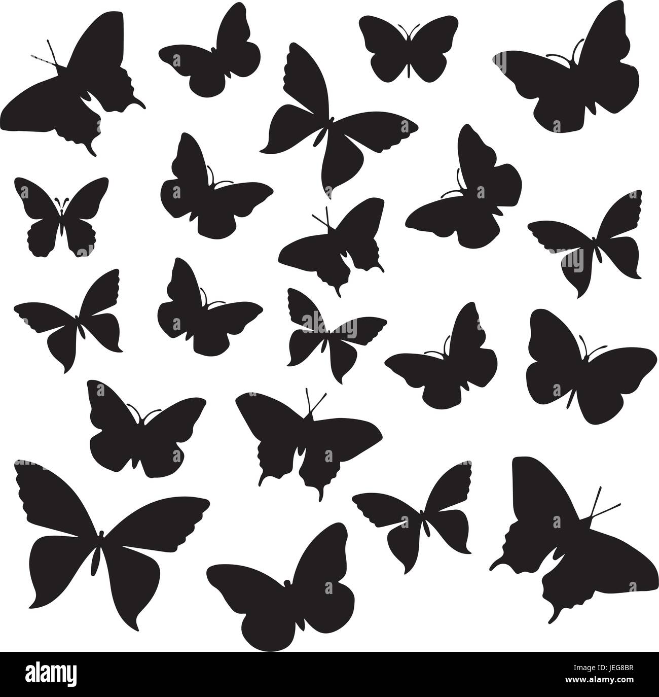Vector butterflies background design Stock Vector Images - Alamy