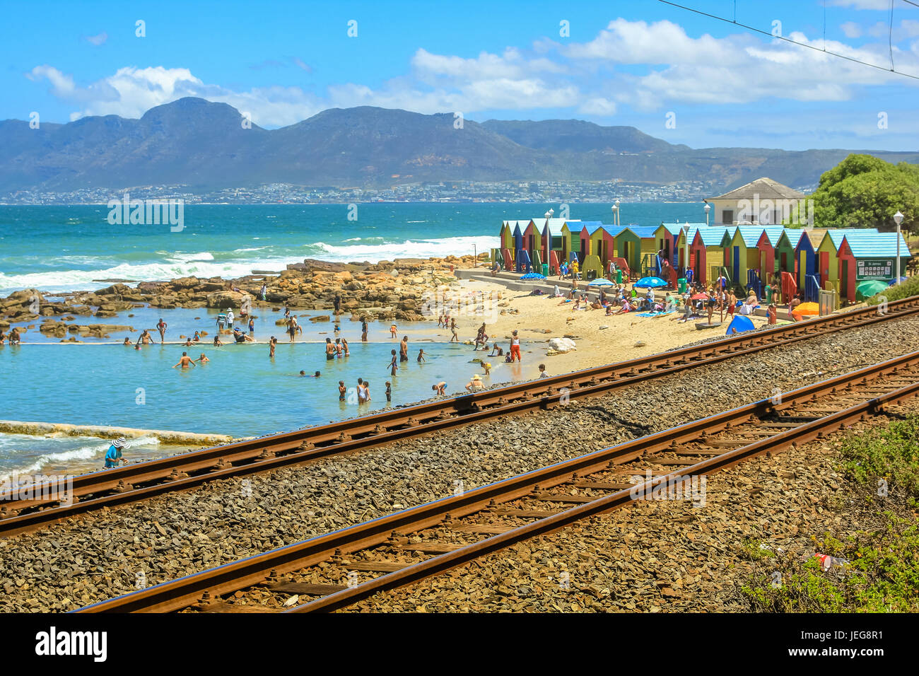 The Muizenberg Beach Stock Photo - Alamy