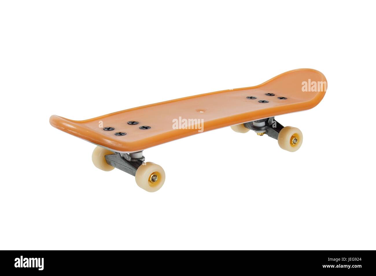 Mini skateboard isolated on white background Stock Photo - Alamy
