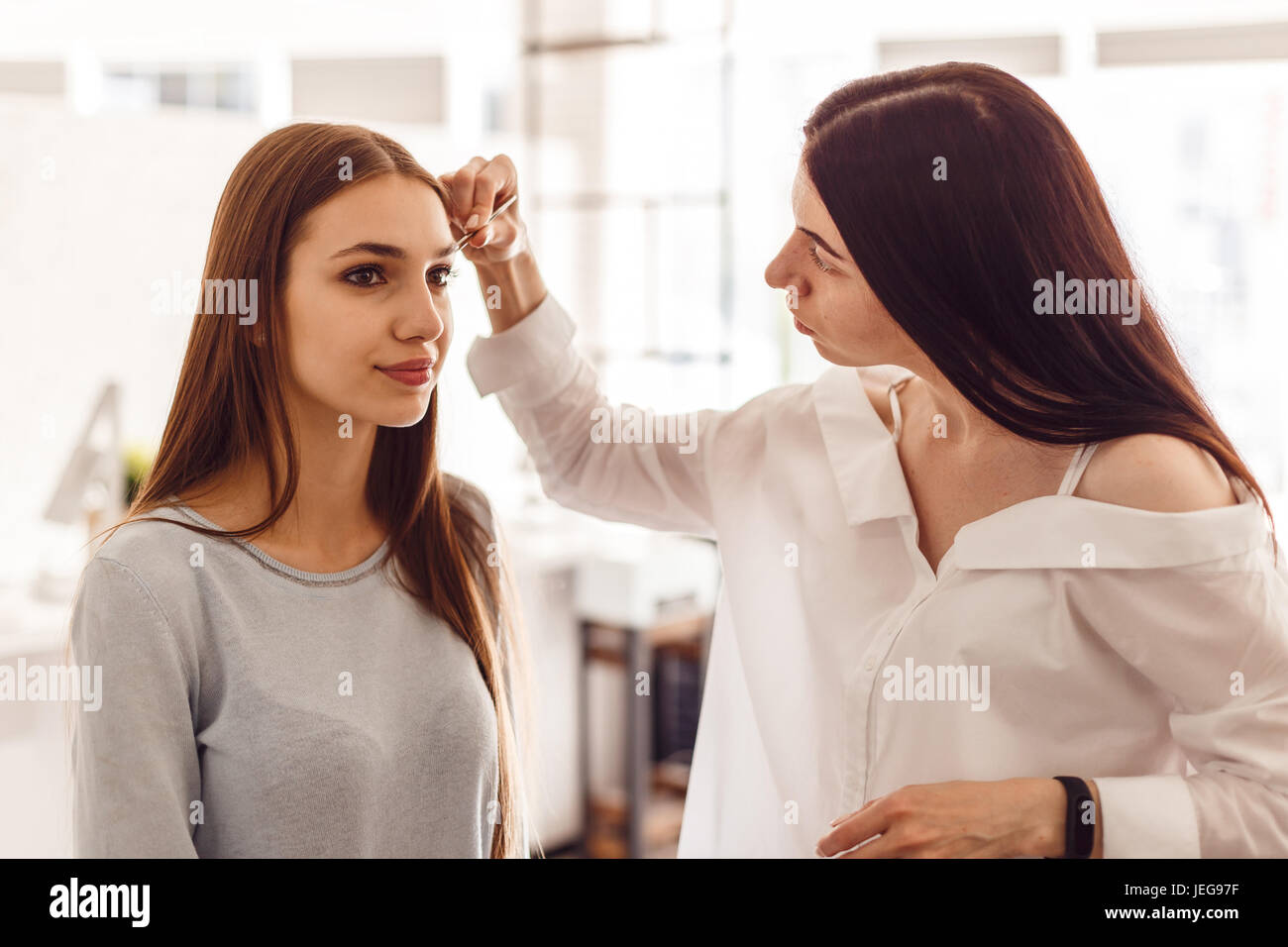 Beauty correction hi-res stock photography and images - Alamy